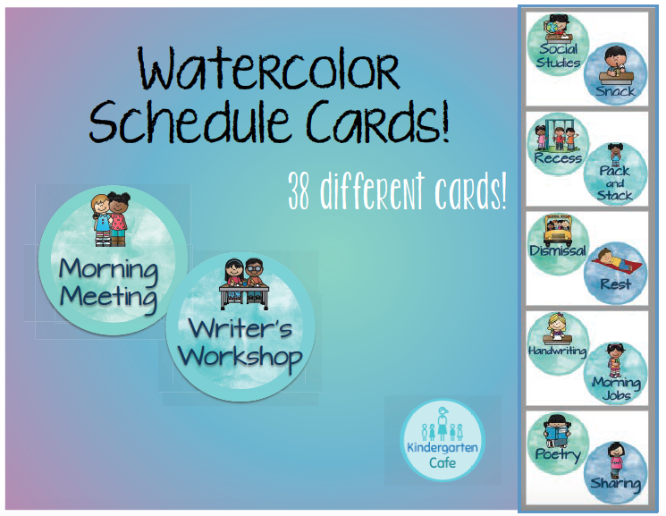 Setting up for 2018-19 - Kindergarten Cafe