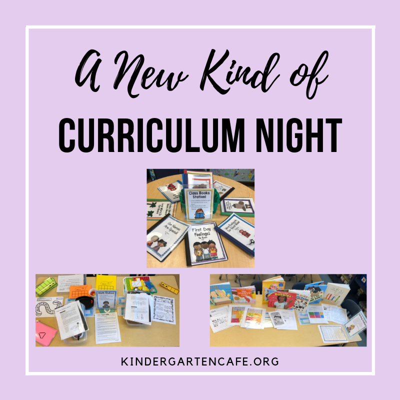 A New Kind of School Open House - Kindergarten Cafe