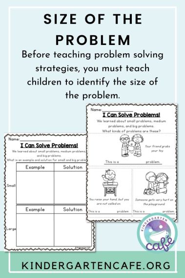Teaching Problem Solving Strategies To Young Children Kindergarten Cafe